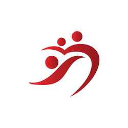 Family logo design template Royalty Free Vector Image