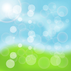 Easter colorful bokeh background Royalty Free Vector Image