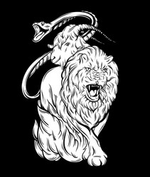 Chimera Mythology Greek Vector Images (26)