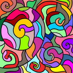 Creative color art puppets Royalty Free Vector Image