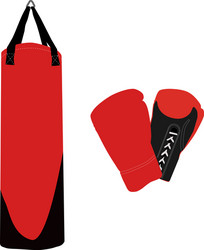 Boxing set Royalty Free Vector Image - VectorStock