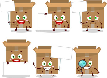 Cartoon Paperboard Box Vector Images (over 100)