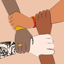 Hands Holding Each Other Vector Images (over 440)