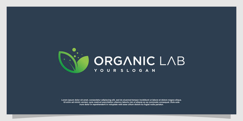 Labs logo with creative element style premium Vector Image