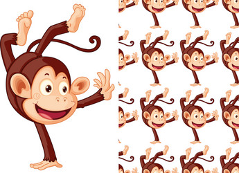 Monkey Handstand Vector Images (90)