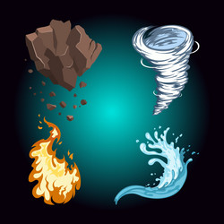 Signs Symbols Water Fire Earth Wind Vector Images (over 620)