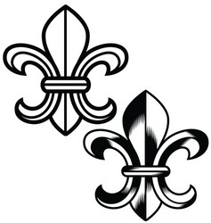 Quebec fleur-de-lys Royalty Free Vector Image - VectorStock