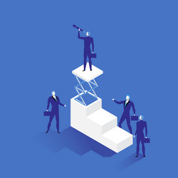 Bird leadership Royalty Free Vector Image - VectorStock