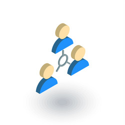 Network social media global communication Vector Image