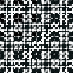 Black and white scotland textile seamless pattern Vector Image
