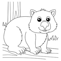Wombat Outline Vector Images (over 120)