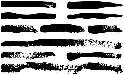 Single Brush Stroke Vector Images (over 2,400)