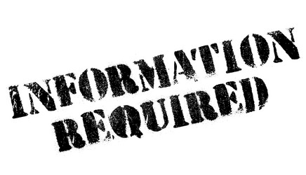 Information wanted stamp on white Royalty Free Vector Image