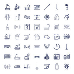 6 long icons Royalty Free Vector Image - VectorStock