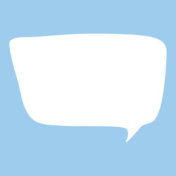 White speech bubble thinking balloon talks Vector Image