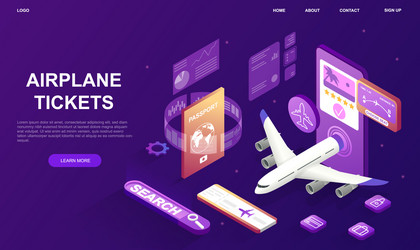 Airline Ticket Banner Vector Images (over 1,500)