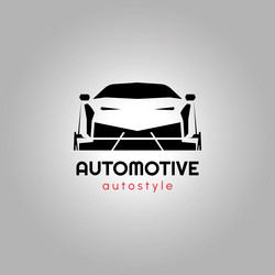 Set of automotive auto style car logo design Vector Image