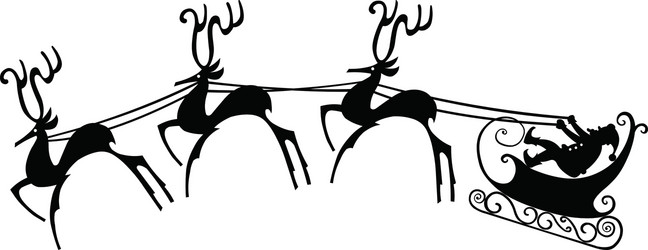 Black and white 9 christmas elements set Vector Image Black and white 9 christmas elements set Vector Image