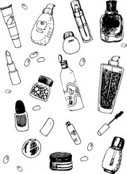 Makeup Doodles Vector Images (over 6,200)