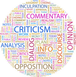 Criticism Royalty Free Vector Image - VectorStock