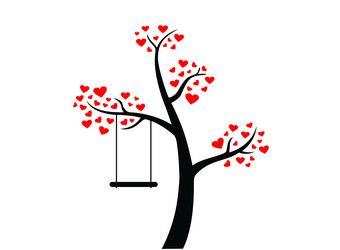 Love Tree Silhouette Vector Images (over 6,500)