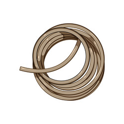 Irrigation garden hose cartoon Royalty Free Vector Image