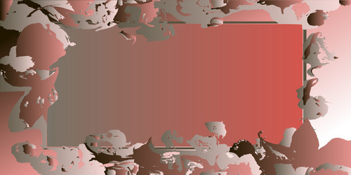 Art frame background for greeting cards banner Vector Image