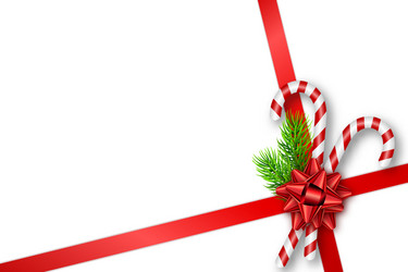 Christmas gift border Royalty Free Vector Image