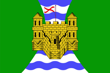 Coat arms county fermanagh in ulster Royalty Free Vector