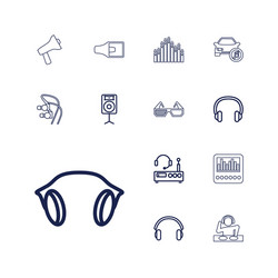 14 stereo icons Royalty Free Vector Image - VectorStock