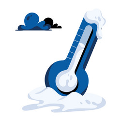 Cold weather Royalty Free Vector Image - VectorStock