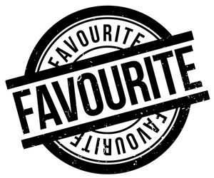 Favorite rubber stamp Royalty Free Vector Image