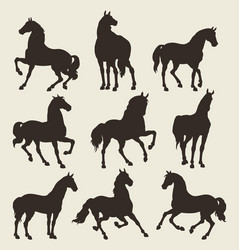 Horse running 4 Royalty Free Vector Image - VectorStock
