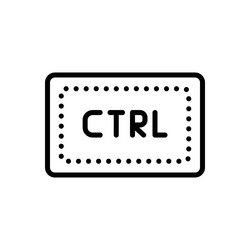 Ctrl Royalty Free Vector Image - VectorStock