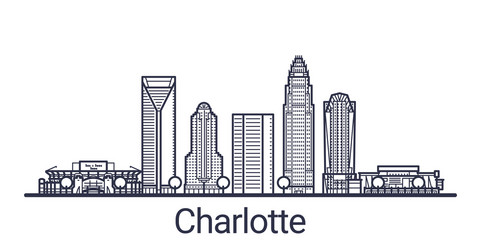 Charlotte Outline Vector Images (over 190)