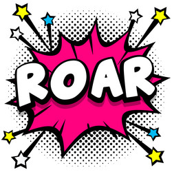 Roar Word Vector Images (over 160)