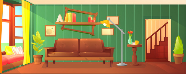 Interior design dressing room Royalty Free Vector Image