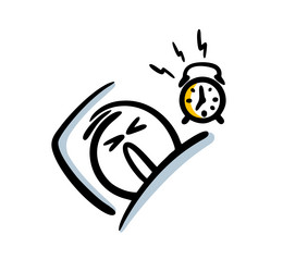 Stickman Sleep Vector Images (over 140)