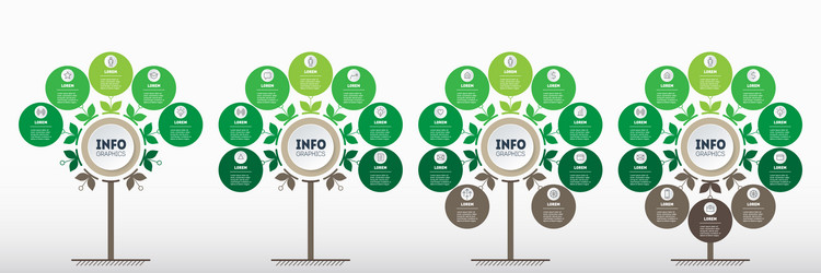 Infographic Tree 9 Vector Images (over 130)