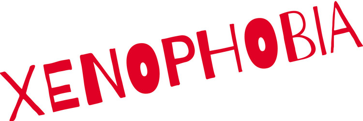 Xenophobia rubber stamp Royalty Free Vector Image