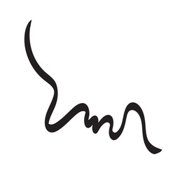 Abstract drawing profile face trendy portrait art Vector Image