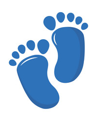Blue Footprints Vector Images (over 3,600)