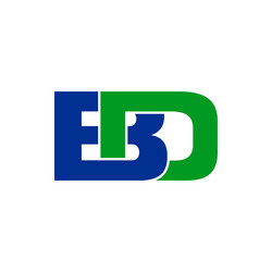 8d initials lettermark symbol logo design Vector Image