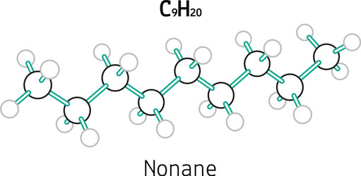 Nonane Molecule