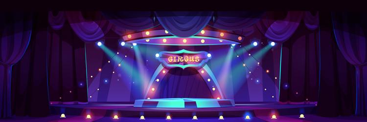 Inside Circus Tent Background
