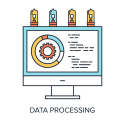 Data analysis Royalty Free Vector Image - VectorStock