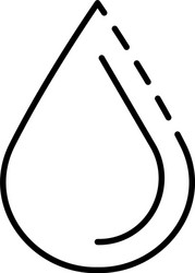 Gold drop icon Royalty Free Vector Image - VectorStock