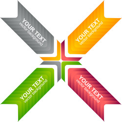 Colorful text box templates Royalty Free Vector Image