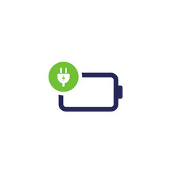 Charge battery flat pictograph icon Royalty Free Vector