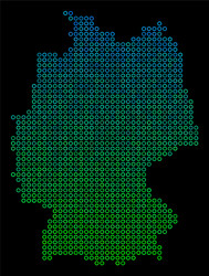 Germany Pixel Map Vector Images (over 170)